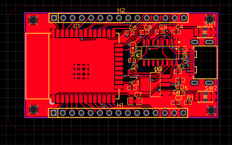 【EasyEDA】でPCB作成し、JLCPCBで基板発注。コスト抑えたい場合は2枚実装依頼 | かずログ